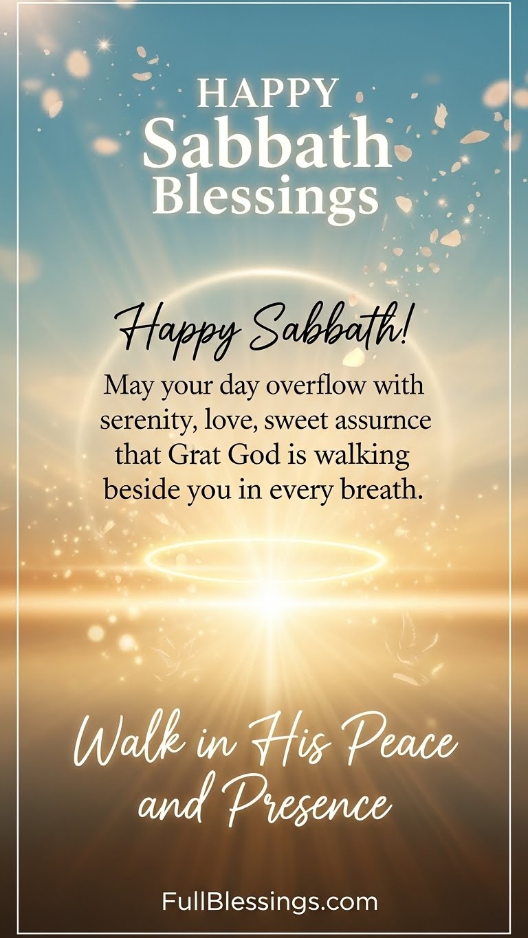 100 Sabbath Blessings, Quotes, Prayers, Greetings, Bible Verses ...